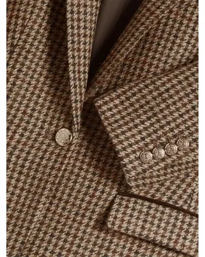 HOBBS LONDON Adeline Wool Houndstooth Jacket