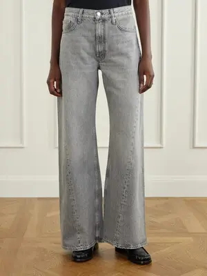 MOTHER The Lemon Twist Sneak High-rise Wide-leg Jeans
