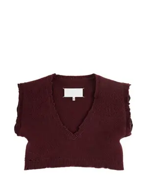 MAISON MARGIELA Cotton Cropped Top