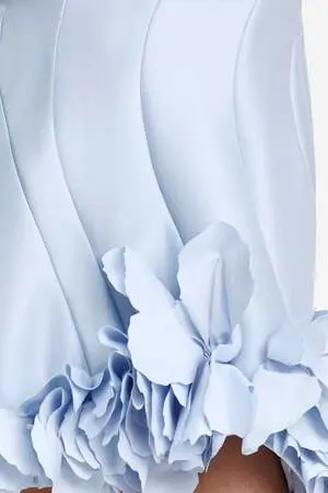 Acler Winchester Mini Dress - Blue Melt