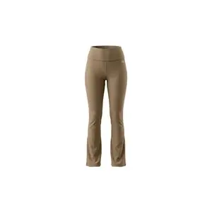BE ATHLETICA Essential Everyday Foldover Flare Pants Stone