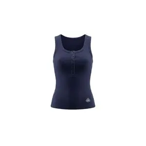 BE ATHLETICA Essentials Henley Tank Top - Blue