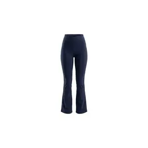 BE ATHLETICA Be One Eighty Wrap-waist Flared Leggings Navy