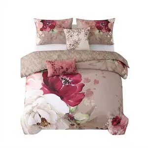 PURE PARIMA Bebejan Florence Reversible Comforter Set - Brown
