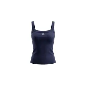 BE ATHLETICA Essential Scoop Neck Tank Top - Blue