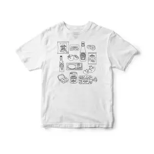 QUITE NICE CLOTHING Full English Tee - White