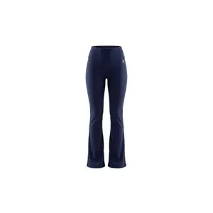 BE ATHLETICA Essential Everyday Foldover Flare Pants Navy - Blue