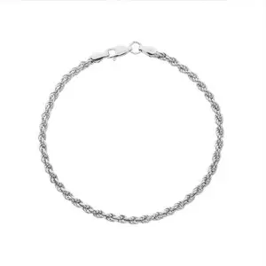 AUREE JEWELLERY Alhambra Sterling Rope Bracelet - Silver