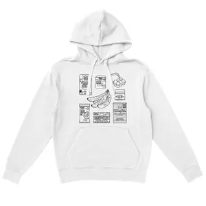 QUITE NICE CLOTHING Banana Bread Graphic Hoodie