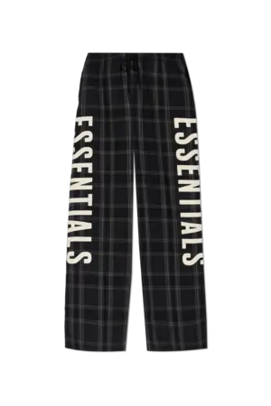 Fear Of God Cotton Pants With Logo - Black