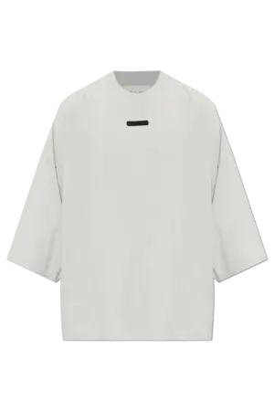 Fear Of God Cotton T-shirt With Sewn-in Logo - Grey