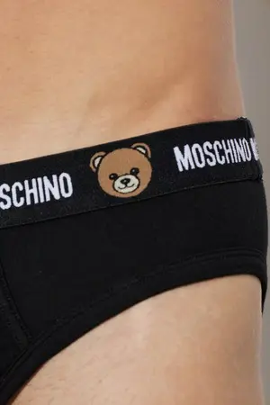 Moschino Two-pack Of Cotton Briefs With Logo