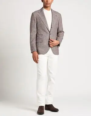 Brunello Cucinelli Blazer Chocolate Size Wool, Alpaca Wool, Polyamide