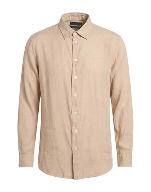 Emporio Armani Shirt Size Linen - Beige