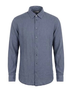 Emporio Armani Shirt Size Linen - Blue