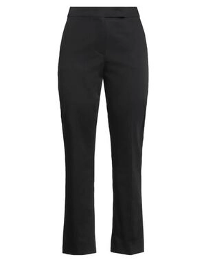 Max Mara Pants Size Cotton, Elastane - Black
