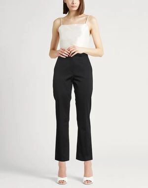Max Mara Cotton Elastane Bootcut Pants - Black