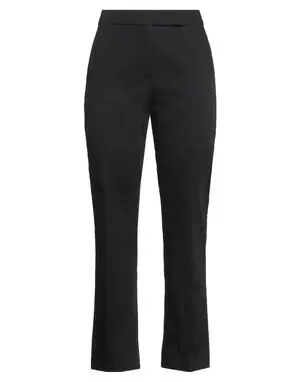 Max Mara Cotton Elastane Bootcut Pants - Black