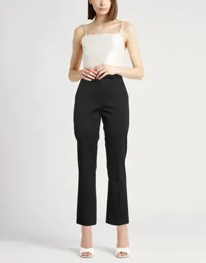 Max Mara Cotton Elastane Bootcut Pants - Black