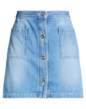 Versace Denim Skirt Size Cotton