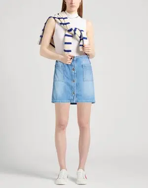 Versace Denim Skirt Size Cotton
