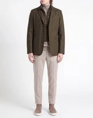 MOORER Coat Dark Size Wool, Polyamide, Cashmere
