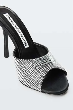 Alexander Wang Cher Crystal Hotfix 105mm Mule