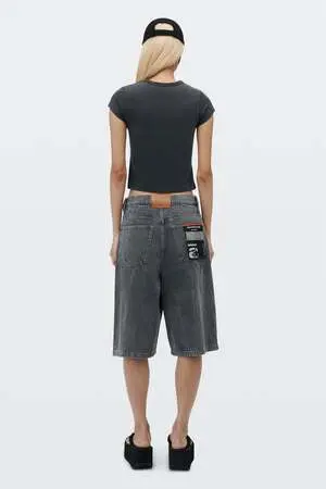 Alexander Wang Low Rise Board Short With Graphic