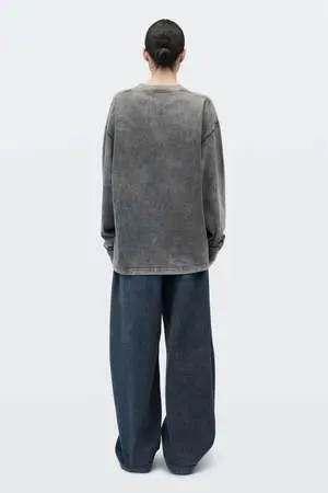 Alexander Wang Shadow Pocket Long Sleeve Tee