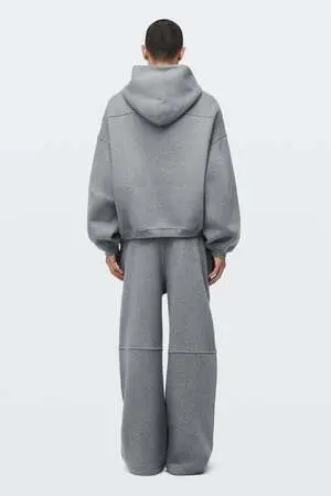 Alexander Wang Crystal Hotfix Mid-rise Sweatpant