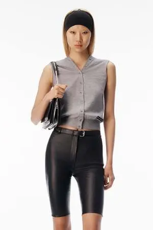 Alexander Wang Button-front Tank Cardigan