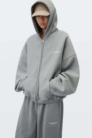 Alexander Wang Logo Print Mid-rise Oversized Sweatpant