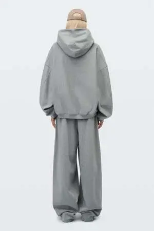 Alexander Wang Logo Print Mid-rise Oversized Sweatpant