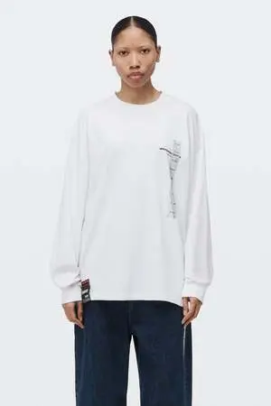 Alexander Wang Graphic Long Sleeve Tee