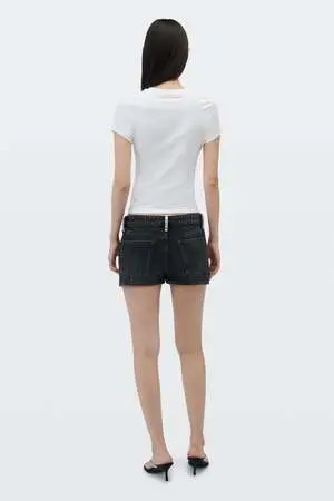 Alexander Wang Crystal Hotfix I Heart Aw Tee
