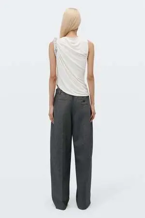 Alexander Wang Crystal Twist Sleeveless Top