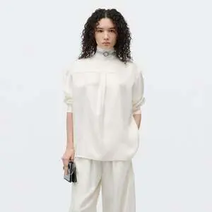 Alexander Wang Silk Reverse-detail Shirt