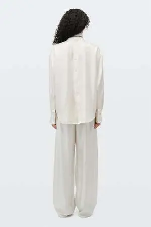 Alexander Wang Silk Reverse-detail Shirt