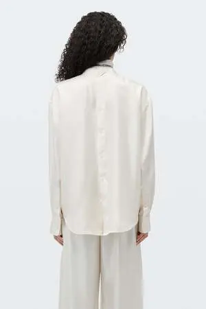 Alexander Wang Silk Reverse-detail Shirt