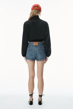 Alexander Wang Comfort Stretch Denim Midi Skort