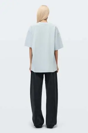 Alexander Wang Logo Print Short Sleeve Tee