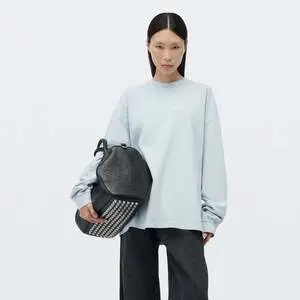 Alexander Wang Logo Print Long Sleeve Tee