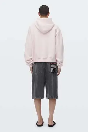 Alexander Wang Crystal Hotfix I Heart Aw Hoodie