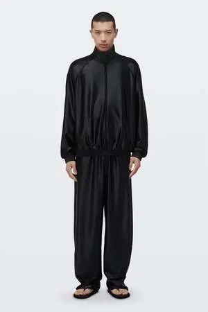 Alexander Wang Emboss Logo Panel Track Jacket