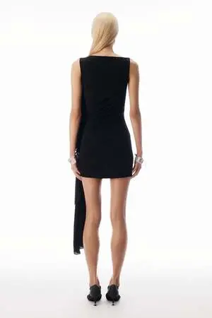 Alexander Wang Asymmetric Ruched Mini Dress
