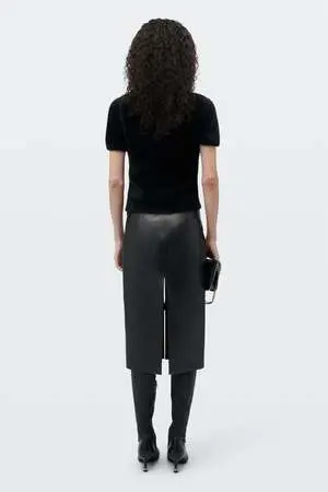 Alexander Wang Textured Chenille Crewneck Pullover