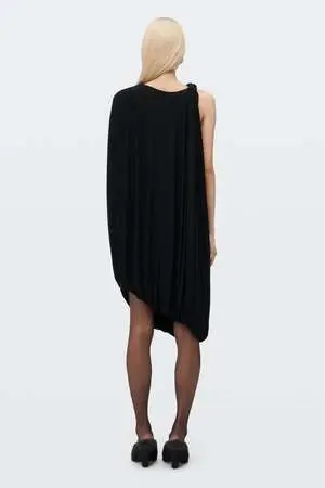 Alexander Wang Asymmetric Draped Midi Dress