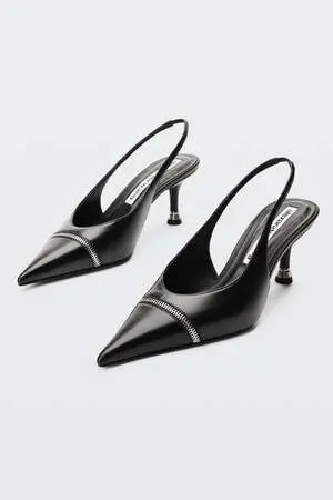 Alexander Wang Slasher Zip Sling Back