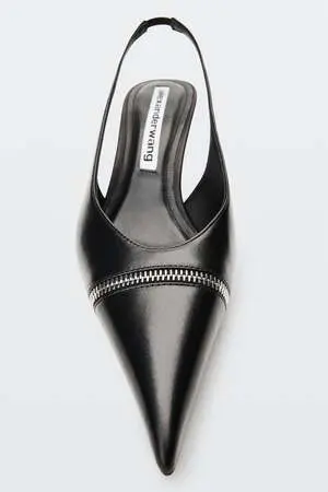 Alexander Wang Slasher Zip Sling Back