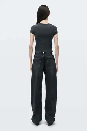 Alexander Wang Crystal Hotfix I Heart Aw Tee
